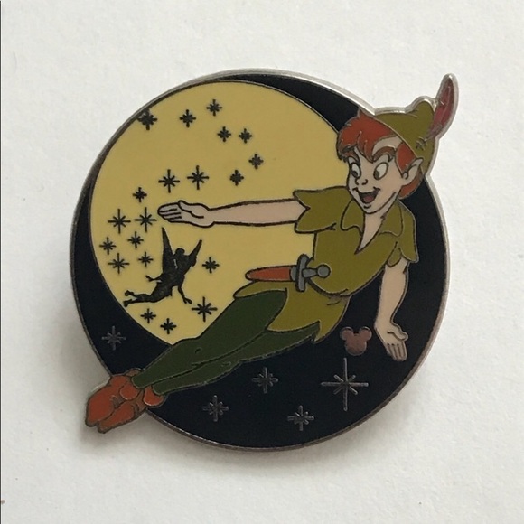 Disney | Jewelry | Very Rare Disneys Peter Pan Pin | Poshmark